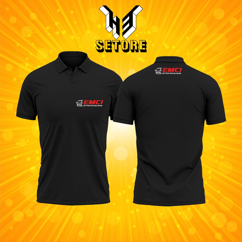 Jual Poloshirt Polo Kaos Kerah EMCI Elf mania Community Indonesia ...