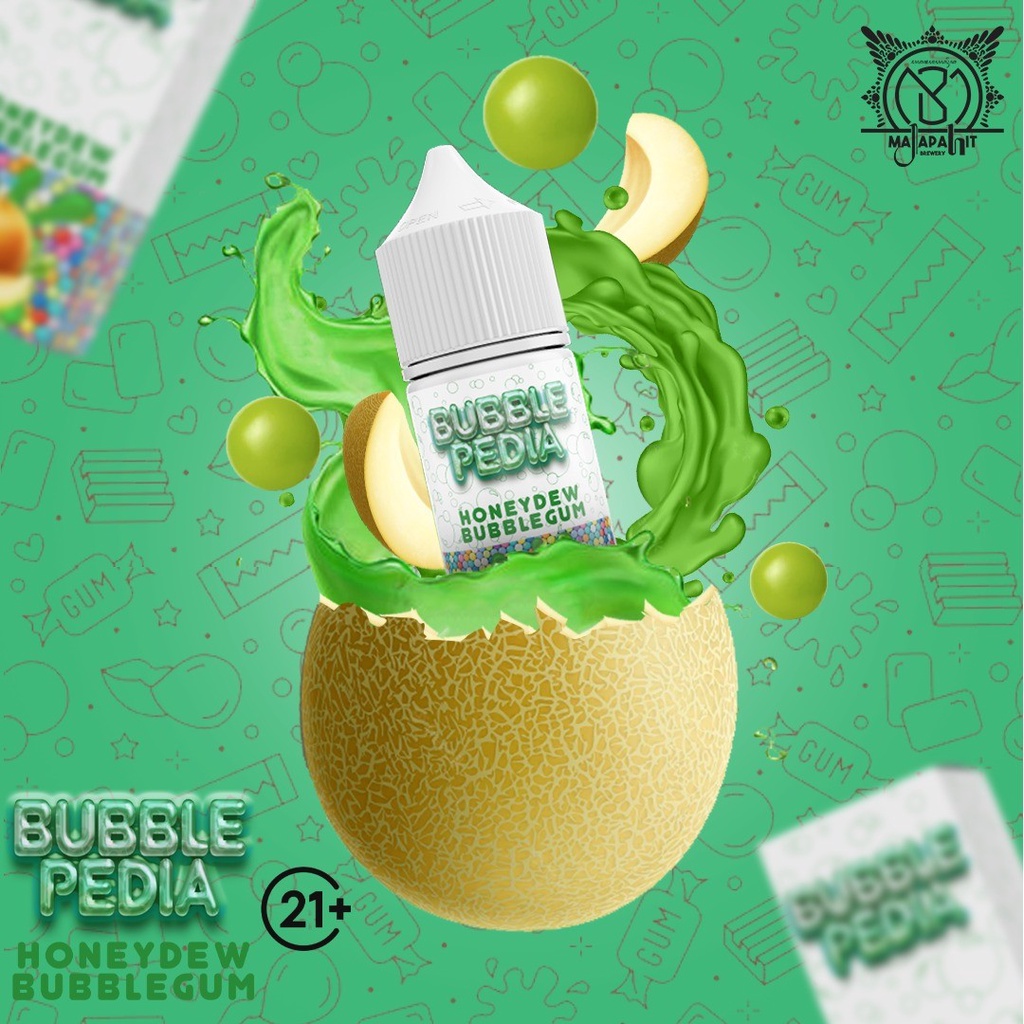 Jual [POD FRIENDLY 30ML 15MG] BUBBLE PEDIA HONEYDEW BUBBLEGUM BY ...