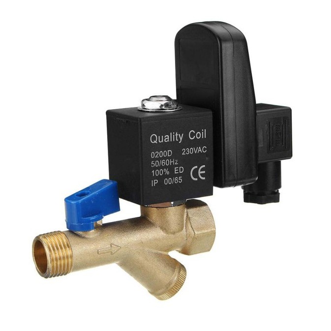 Jual ELEKTRIK SOLENOID AIR TIMER AUTO VALVE ONE BODY 1/2 INCH 16 BAR ...