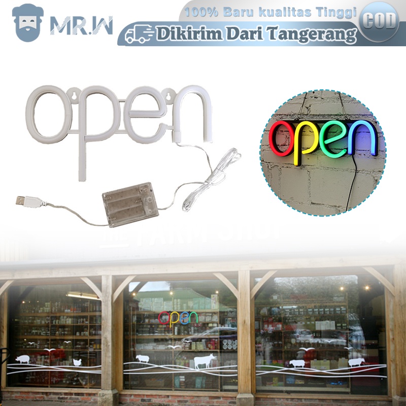 Jual Led Open Sign Neon Wall Decor Lampu Led Neon Flex Tulisan Lampu ...