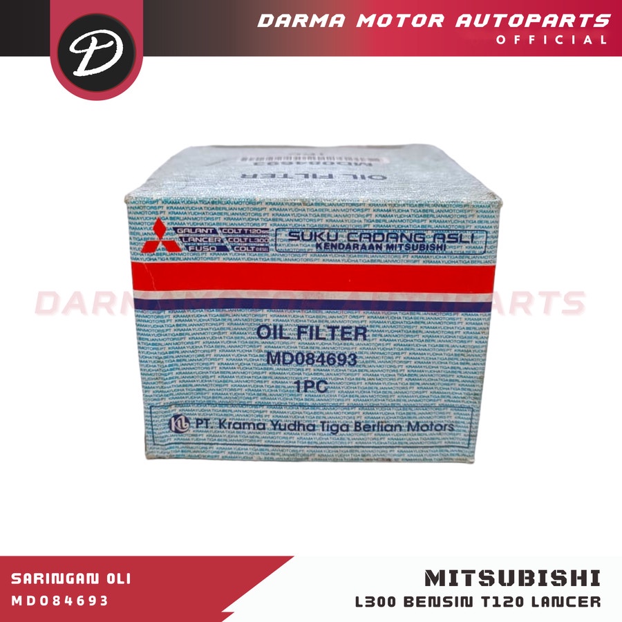 Jual SARINGAN OIL FILTER OLI L300 BENSIN T120 LANCER ASLI MD084693 ORI ...