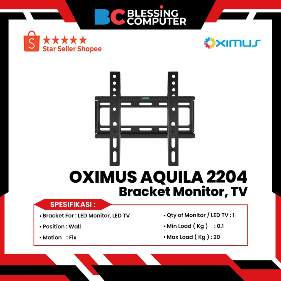 Jual OXIMUS AQUILA 2204 Bracket Monitor, TV | Shopee Indonesia
