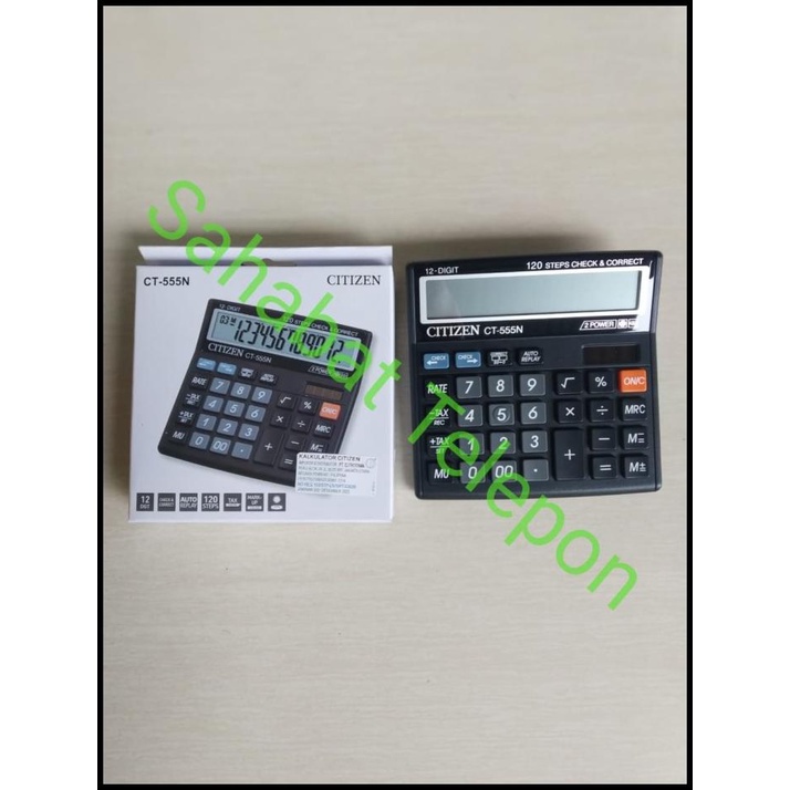 Jual Kalkulator Citizen Ct-555N (Original) | Shopee Indonesia