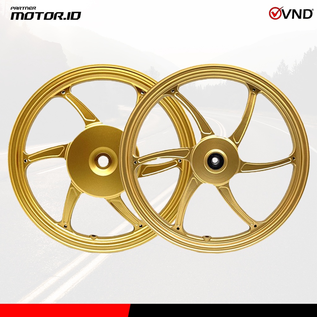Jual VELG VND SIX STAR HONDA BEAT VARIO 110 SCOOPY OLD 140x14 & 160x14 ...