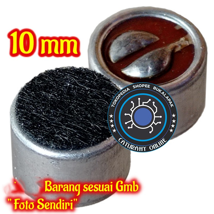 Jual mic Kondensor kecil 10 mm spul lavalier kancing mic Kondensor ...