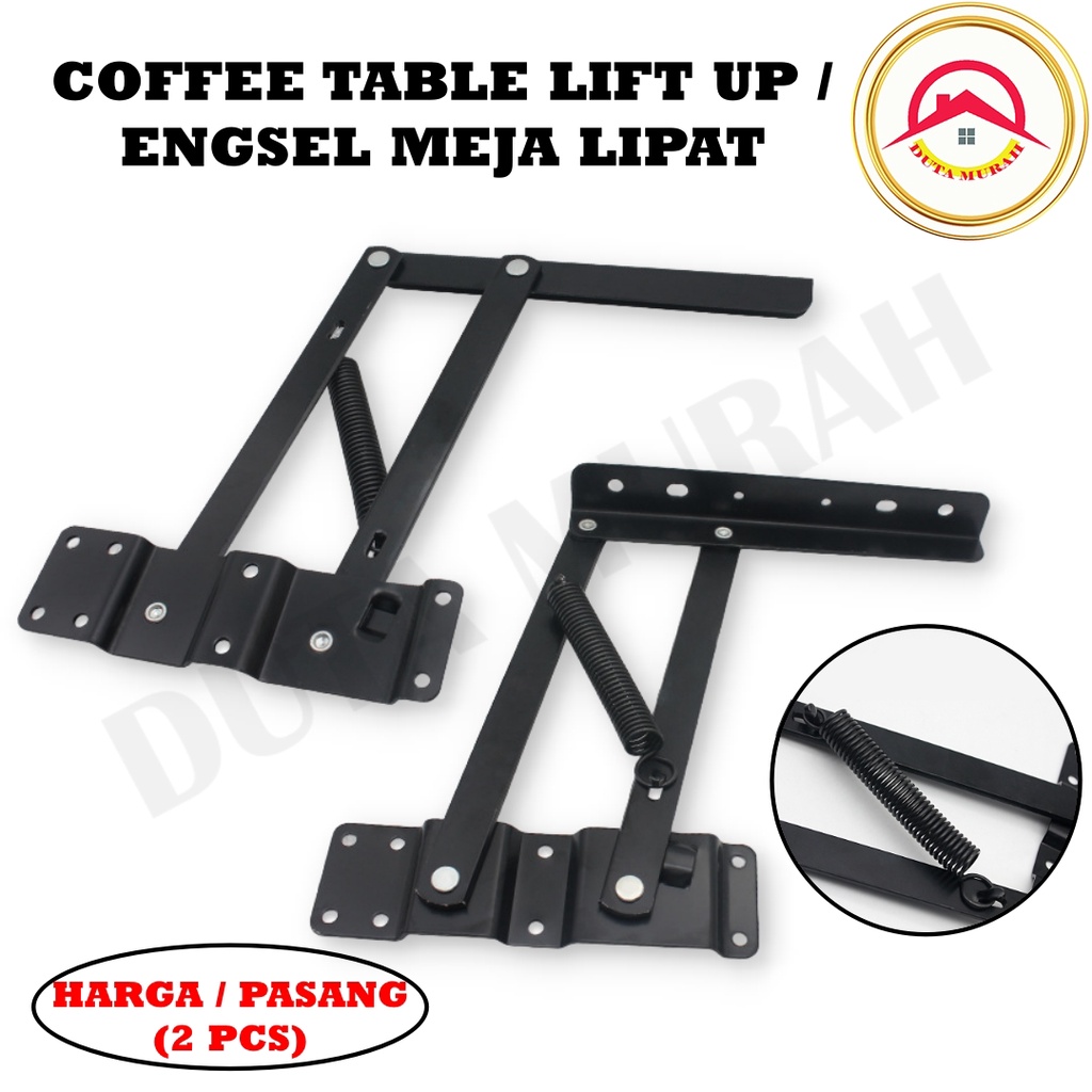 Jual Engsel Hidrolik Meja Lipat Fold Up Down Coffee Table Lift Up ...