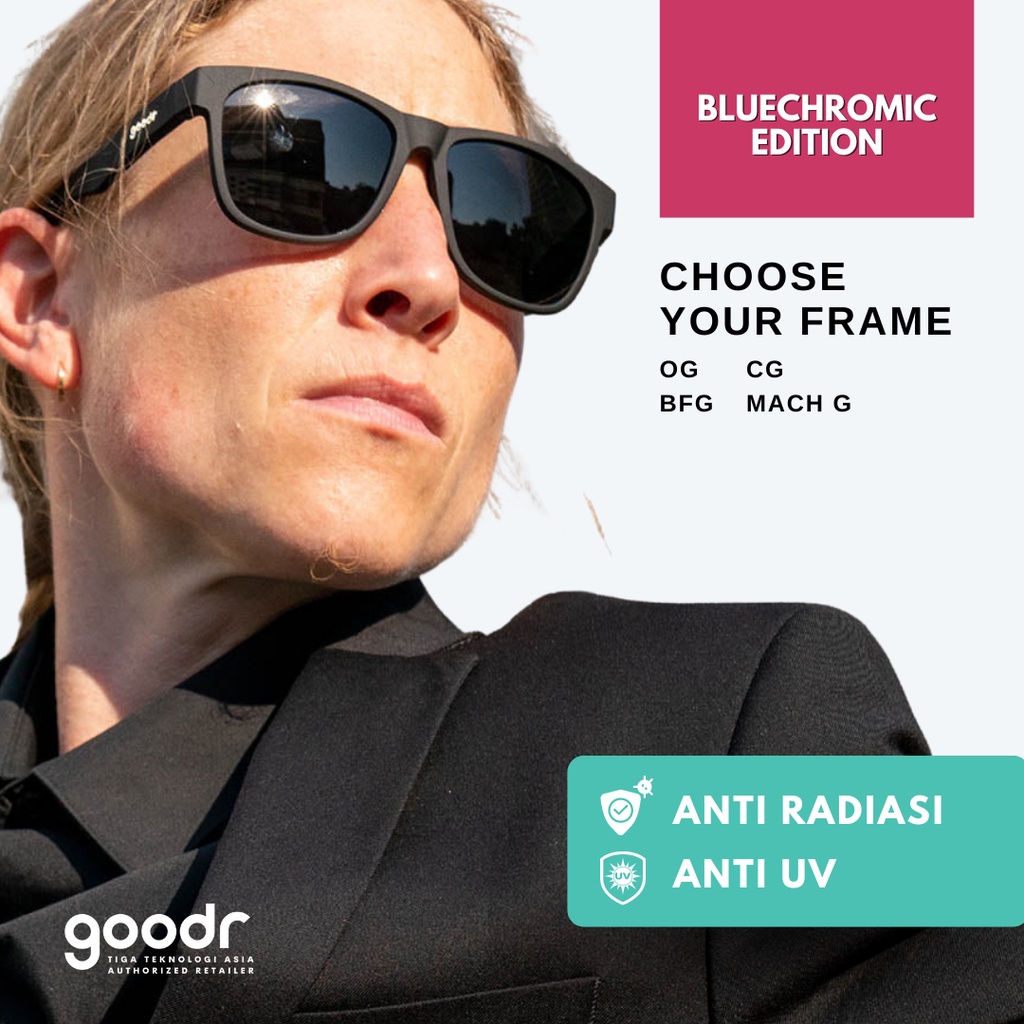 Jual Lensa Blue Chromic for Goodr ( LENSA ONLY ) | Shopee Indonesia