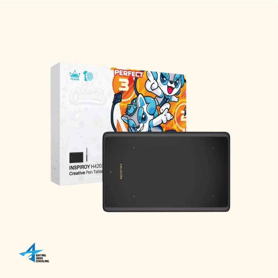 Jual Huion Inspiroy H420X Drawing Pen Tablet garansi resmi 1 tahun ...