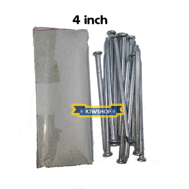 Jual Paku Beton Putih 4" Concrete Nail 4" Paku Cor Panjang 10cm Paku ...