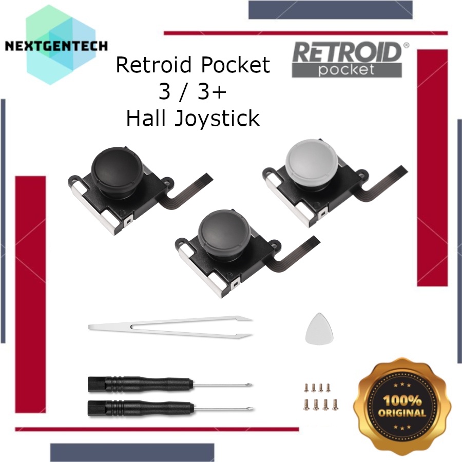 Jual Hall Joystick Analog Retroid Pocket 3 Plus / 3 Hall Sensor Analog ...