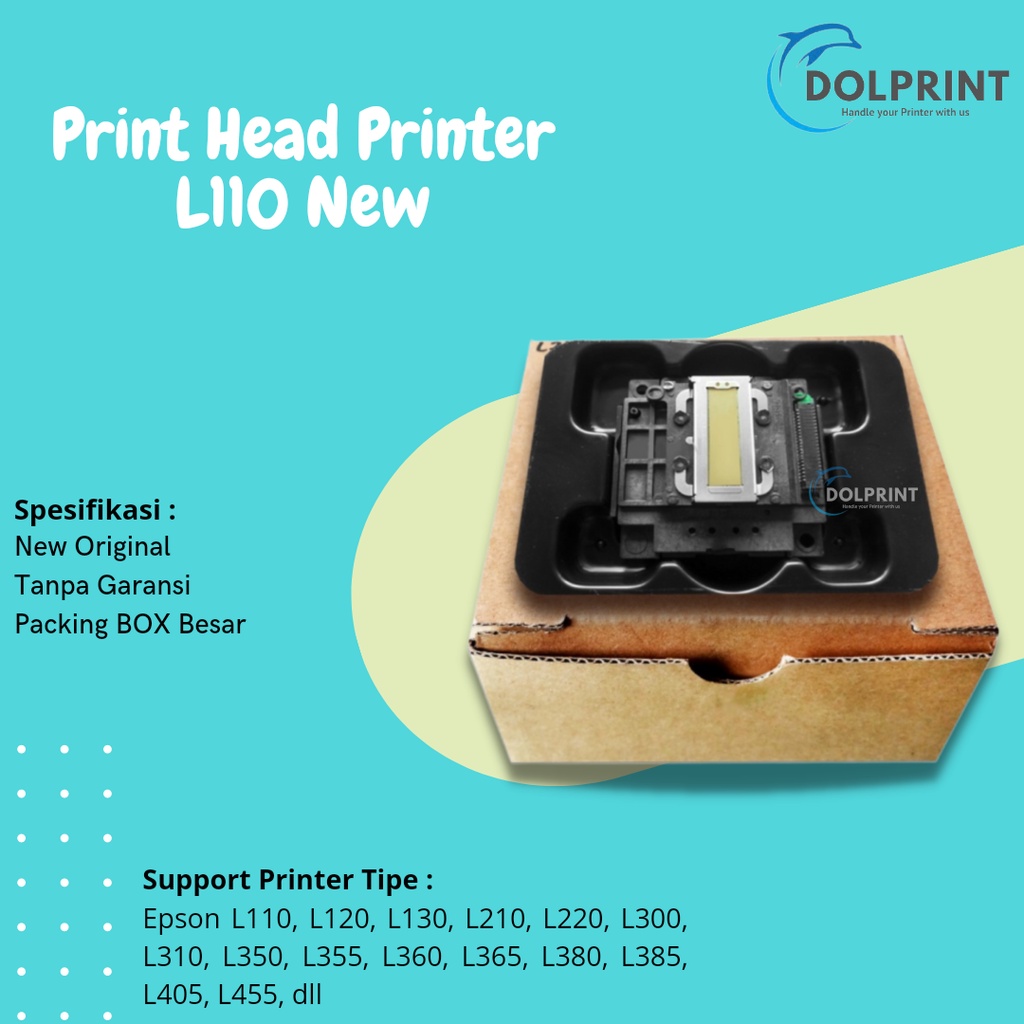 Jual Print Head Printer Epson L110 L210 L555 L310 L365 L550 Printhead ...