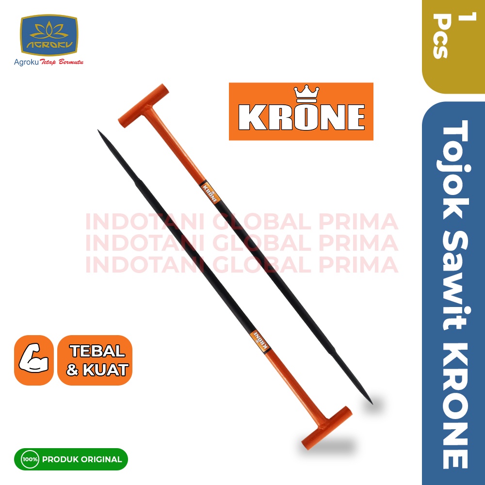 Jual TOJOK SAWIT BESI BAJA KUAT DAN TEBAL - CAP KRONE | Shopee Indonesia