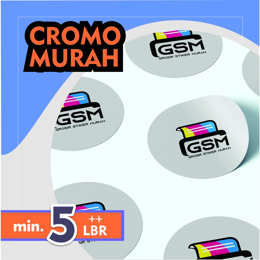 Jual Cetak sticker / stiker label Cromo / cromo A3 + Kiss Cut | Shopee ...