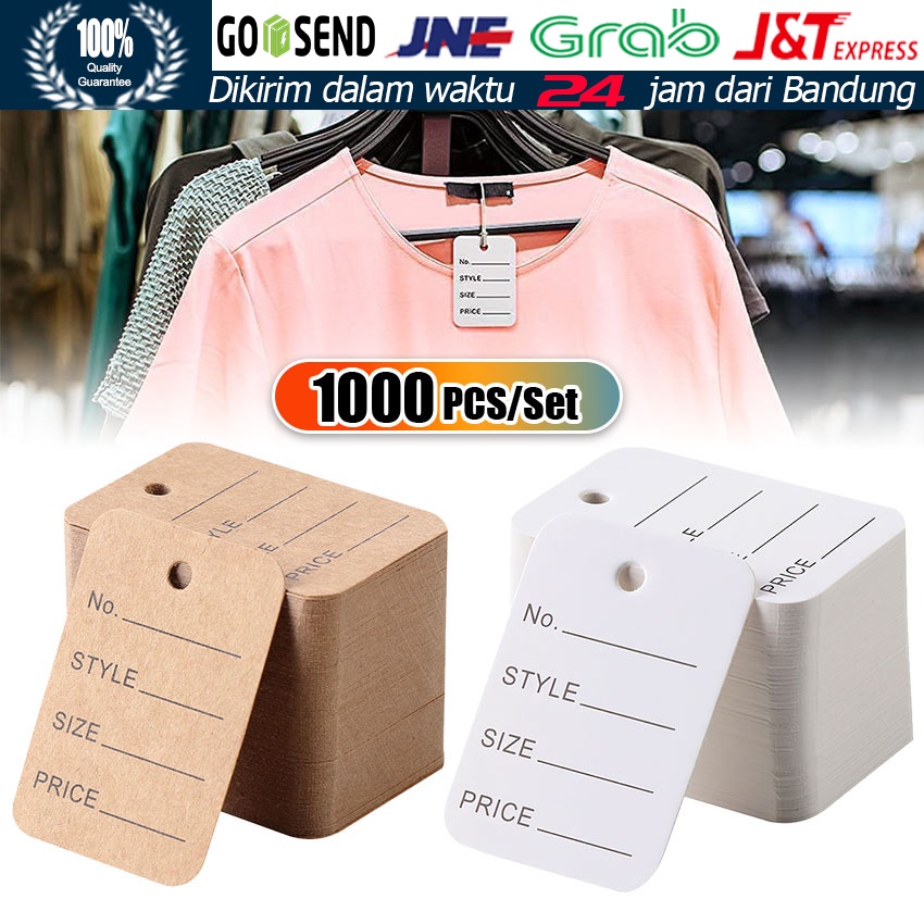 Jual Perhiasan Label Pakaian Label Harga Sertifikat Kesesuaian Sepatu ...