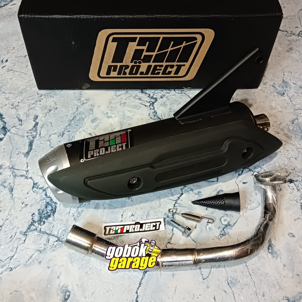 Jual knalpot tzm project racing genio / beat deluxe / knalpot racing ...