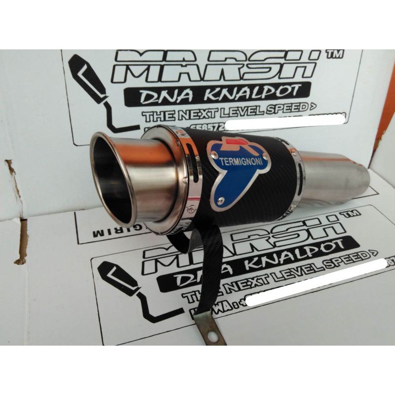 Jual KNALPOT RACING TERMIGNONI CARBON SILINCER ONLY CBR150R R15 PCX GSX ...