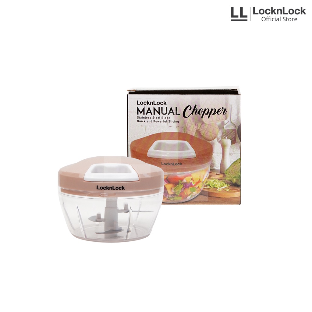 Jual LocknLock Manual Chopper Medium Size 500ML Penggiling Daging & Sayuran | Shopee Indonesia