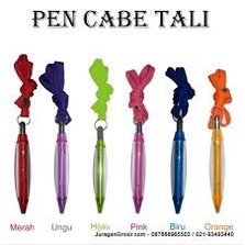 Jual Pulpen Pena Cabe Tali Insert Paper Promosi Lucu Murah Meriah ...