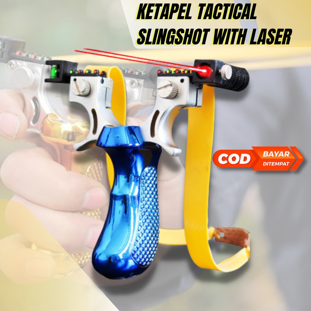 Jual KETAPEL SLINGSHOT LASER IKAN BURUNG BESI | Shopee Indonesia