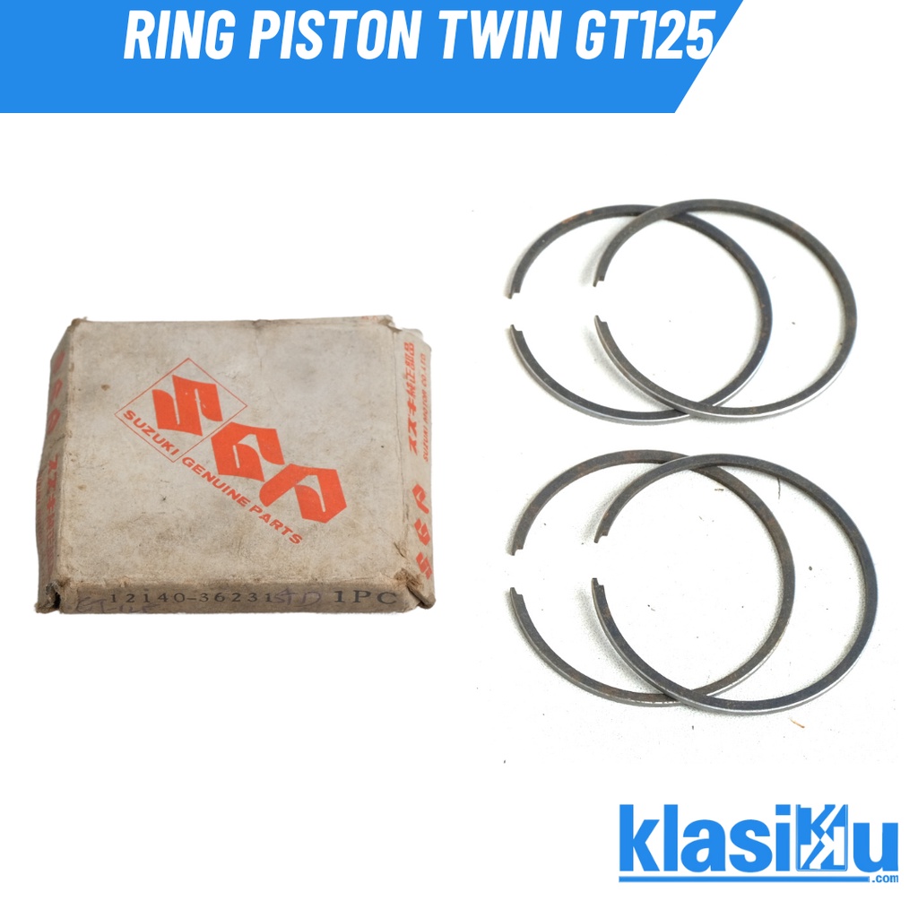 Jual Ring Piston Seher Suzuki Twin GT125 Original Oversize Std Os Standar Sgp Japan | Shopee ...