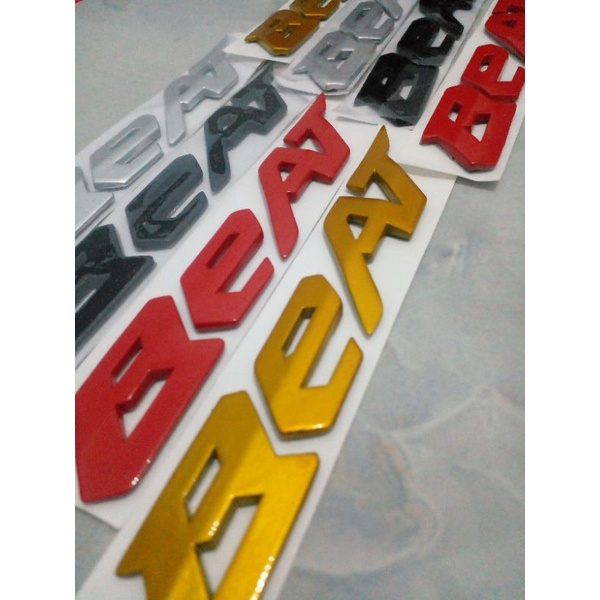 Jual Emblem BEAT 2 biji 3D | Shopee Indonesia