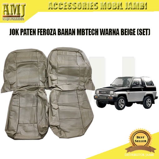Jual JOK PATEN FEROZA BAHAN MBTECH WARNA BEIGE (SET) | Shopee Indonesia