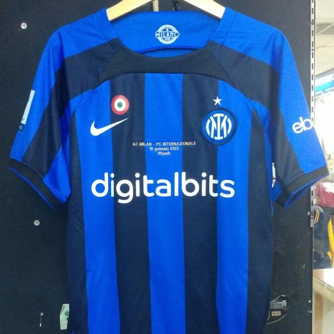 Jual Jersey inter milan supercoppa italia 2023 full patch dan MDT ...