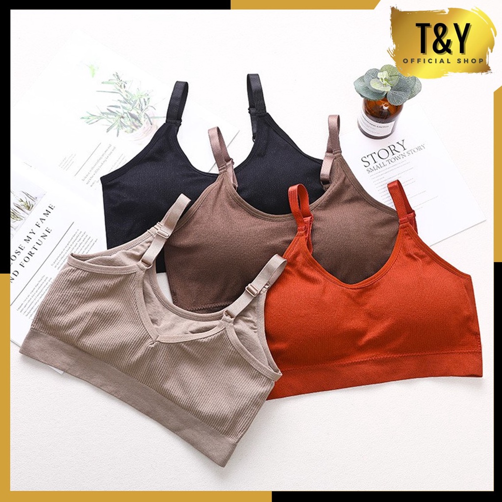Jual T&Y Bra Wanita Rajut Tanpa Kawat 6715 Bra Model Seamless dengan ...