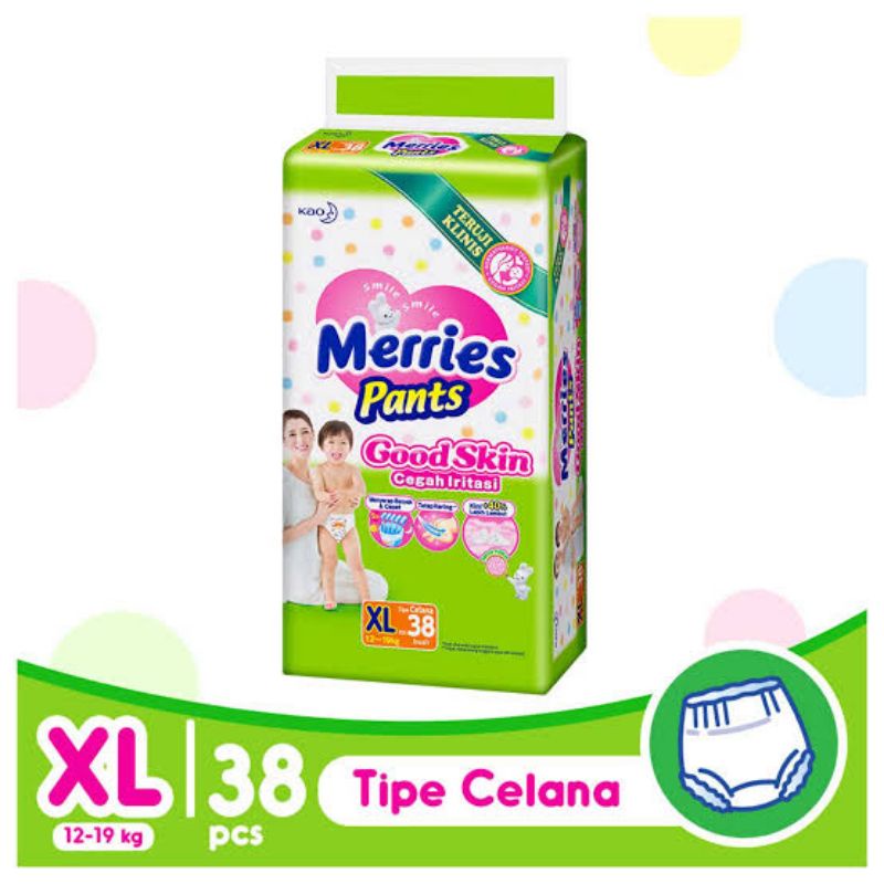 Jual Merries XL 38 / L 42 / M 48 | Shopee Indonesia