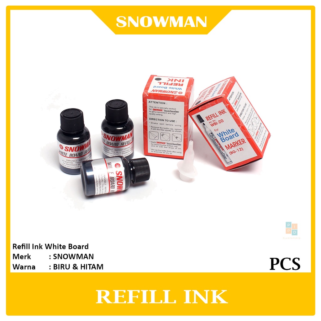 Jual SNOWMAN - Tinta Spidol Whiteboard - Pcs | Shopee Indonesia