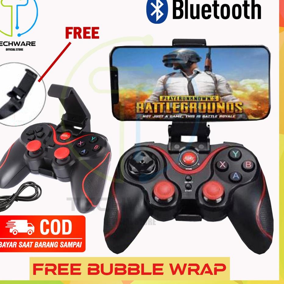 Jual Gamepad X3 Bluetooth Wireless / Gamepade Gaming Bluetooth X3/ Joystick X3 Android Bluetooth ...