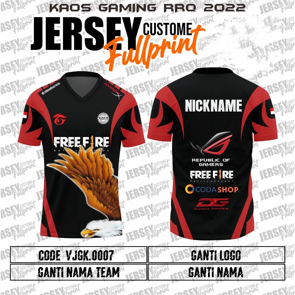 Jual OX-GAMER-01 JERSEY BAJU KAOS GAMING GAMER GAME FULL PRINTING ...