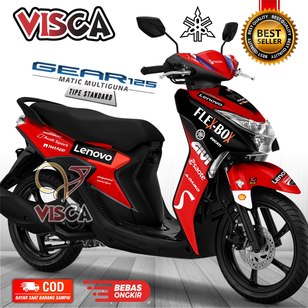 Jual Decal Mio Gear 125 Full Body Stiker Motor Gear 125 Full Body ...