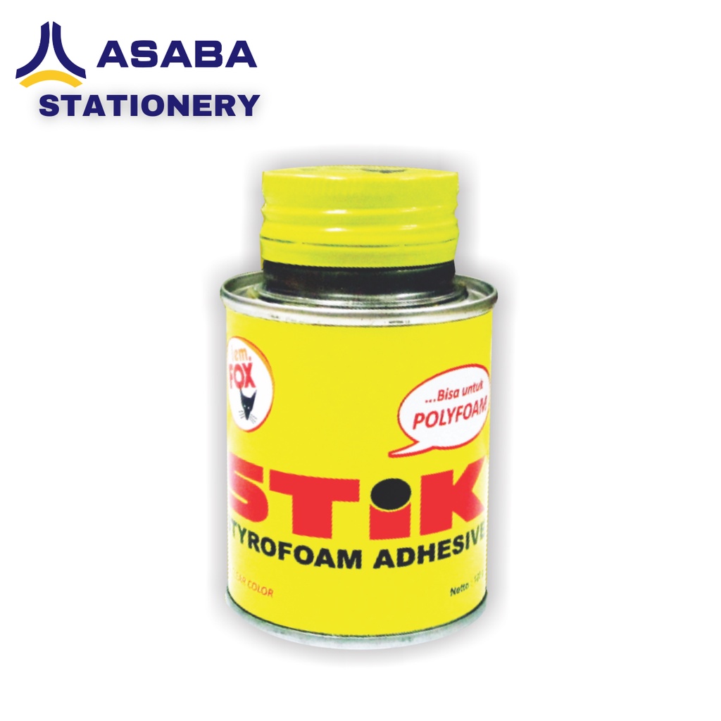 Jual Asaba Stationery - Lem Stik Styrofoam Kaleng 100gr | Shopee Indonesia