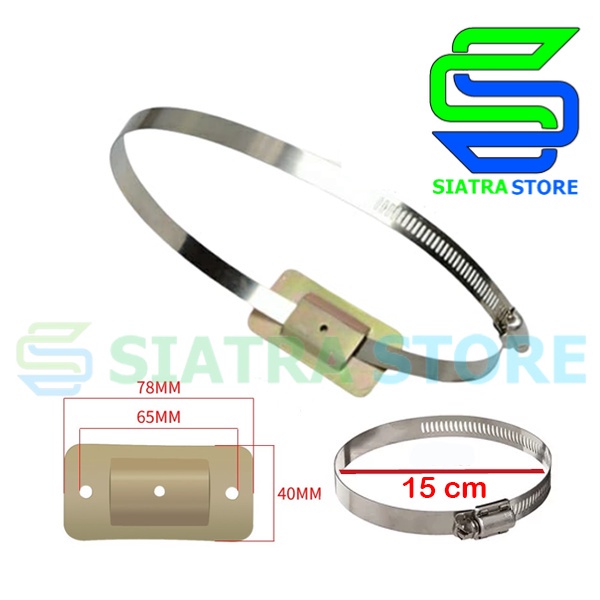 Jual Bracket + Klem Ring Stainless (1 Set) for ODP 16 Core | Shopee ...