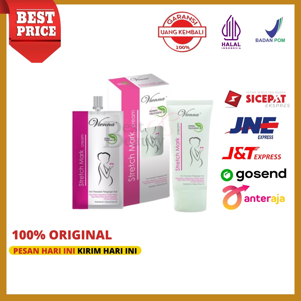 Jual PROMO !! VIENNA STRETCH MARK CREAM - 30ML ( SACHET ) | Shopee ...