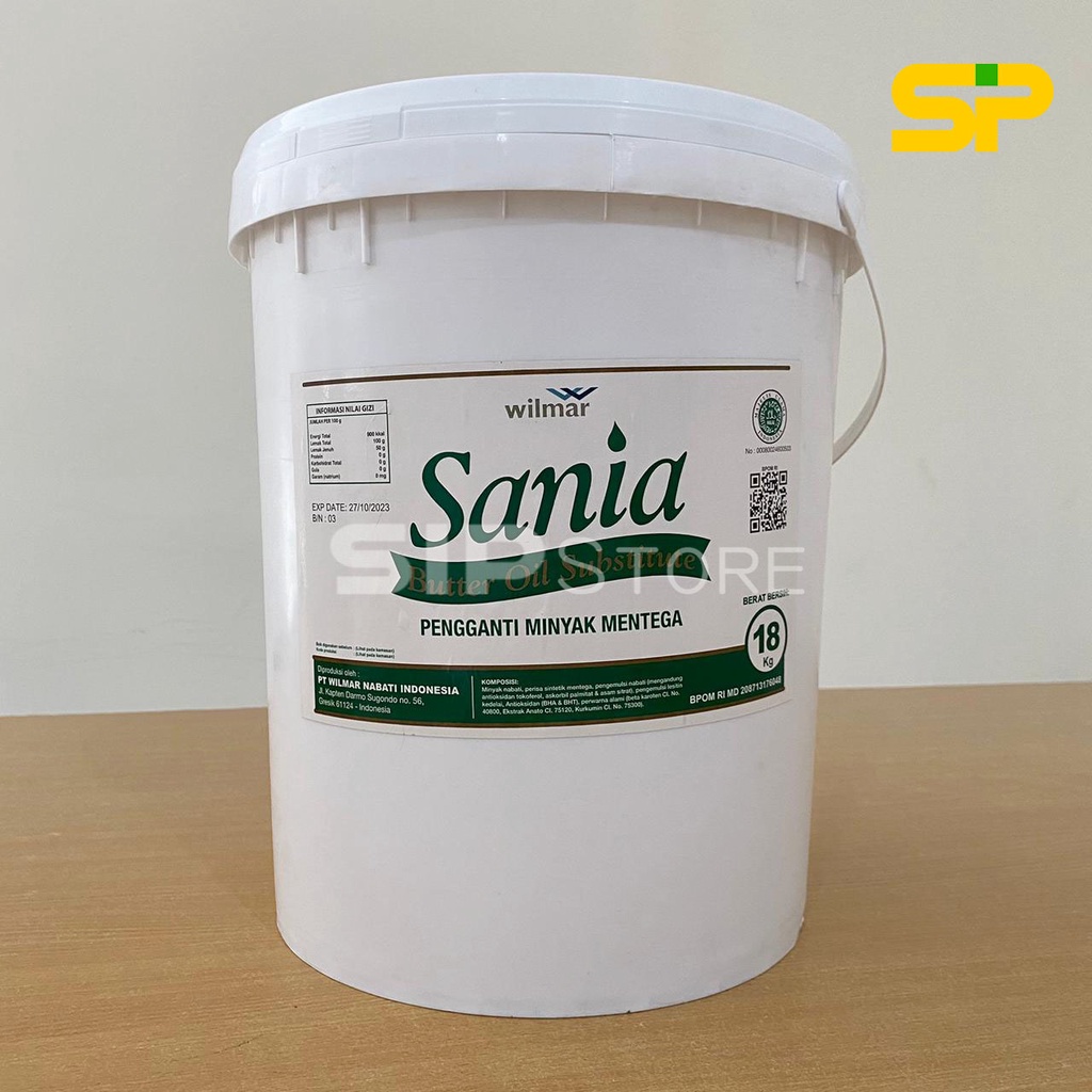 Jual Sania BOS / Butter / Mentega / Butter Oil Subtitute 18KG | Shopee ...