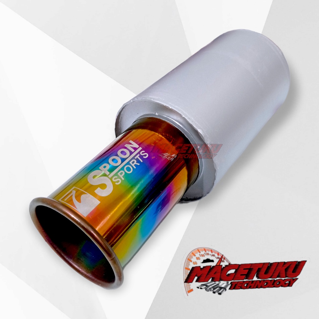 Jual Knalpot Racing Mobil Spoon Sports Ujung Stainles Bass Adem Bulat ...
