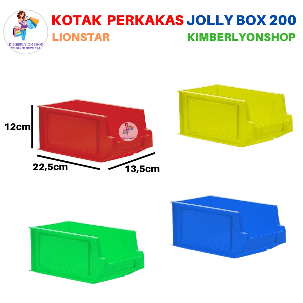 Jual Kotak Perkakas Sparepart Case Jolly Box 200 Lion Star | Shopee ...