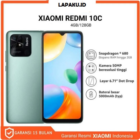 Jual Xiaomi redmi 10c 4/128 GB resmi | Shopee Indonesia
