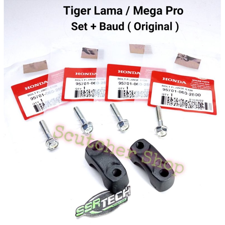 Jual Klem Kleman stang Honda Tiger Lama Tiger Revo Mega Pro GL Pro Win ...
