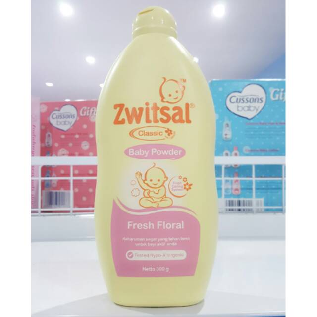 Jual Zwitsal baby powder classic fresh floral 300gr | Shopee Indonesia