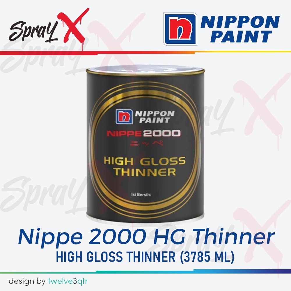 Jual NIPPE 2000 HIGH GLOSS THINNER 3.785 LITER / THINNER HG GALON | Shopee Indonesia