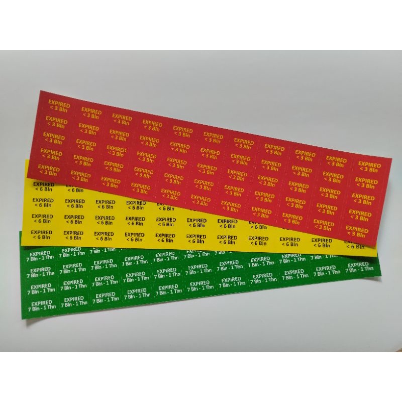Jual Stiker Label Expired Obat 2 Baris | Shopee Indonesia