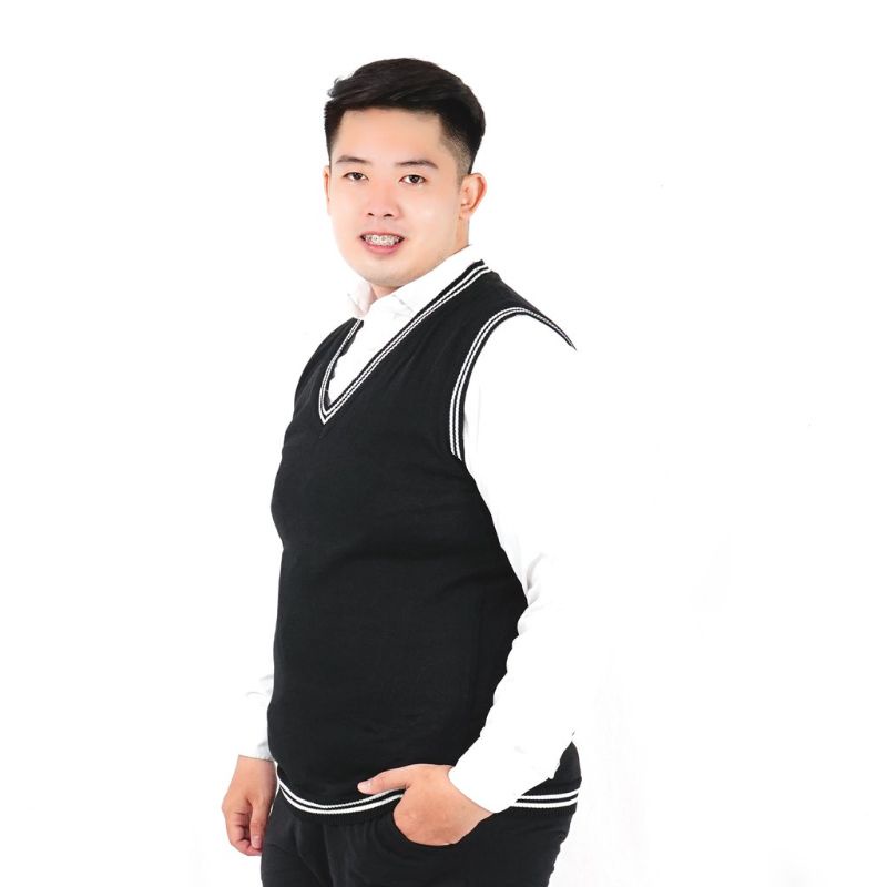 Jual ROMPI VEST LUARAN RAJUT PRIA JUMBO BIG SIZE WARNA POLOS MODEL V ...