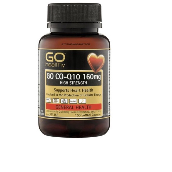 Jual GO Healthy CoQ10 160mg 100 Softgel Capsules | Shopee Indonesia