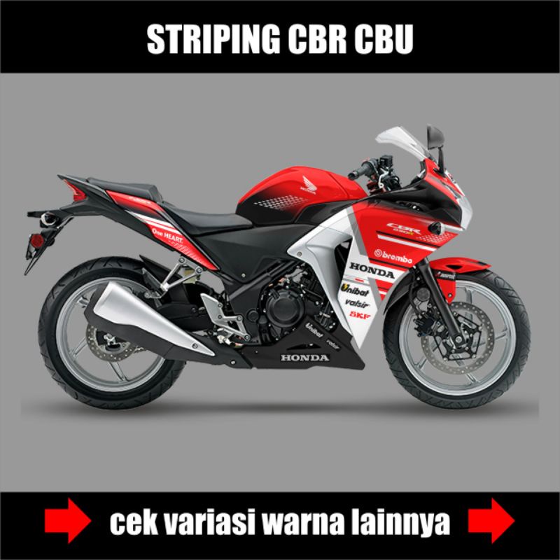 Jual Striping Honda Cbr 250R Cbu Thailand Livery Ducati / Stiker Motor ...