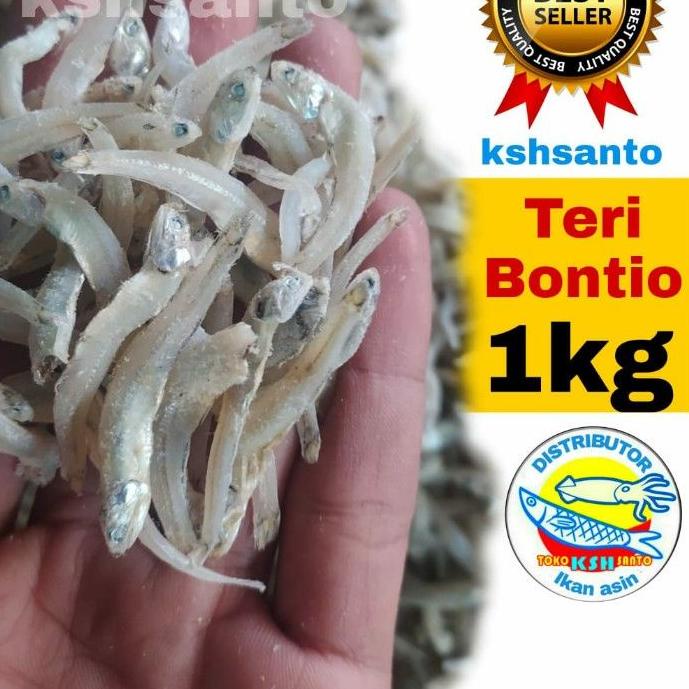 Jual Ikan asin teri bontio vip-1kg | Shopee Indonesia