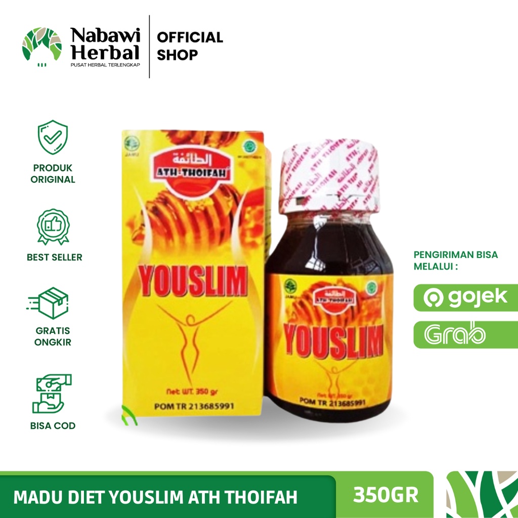 Jual ATH THOIFAH - Madu Diet Ath Thoifah Herbal Pelangsing 350gr ...