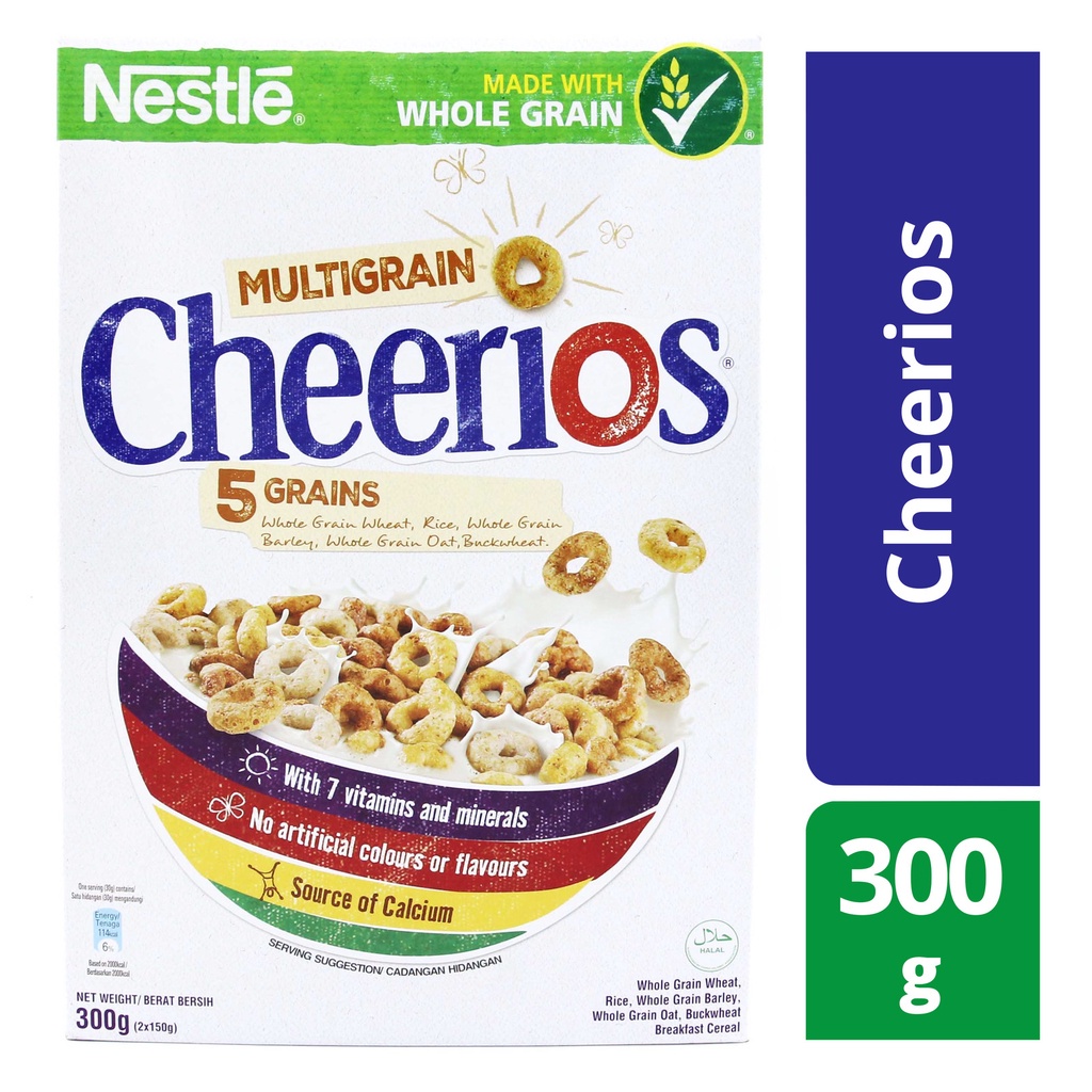 Jual NEW -Nestle Cereal - Cheerios (Multi Grain) - 300gr- 1.1.23 ...